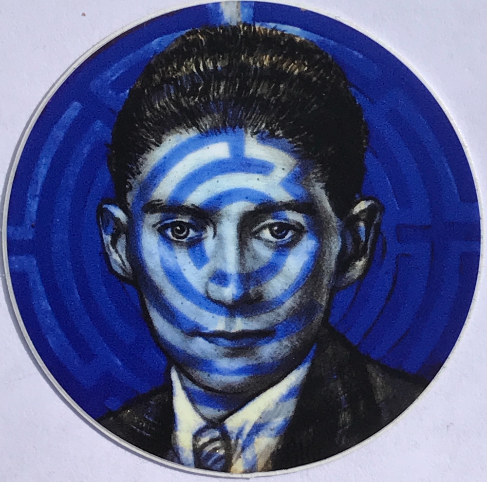 Franz Kafka Sticker | Glass Paper